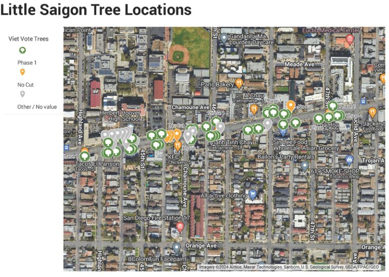 50 New Trees on The Boulevard in Little Saigon - The Boulevard BIA